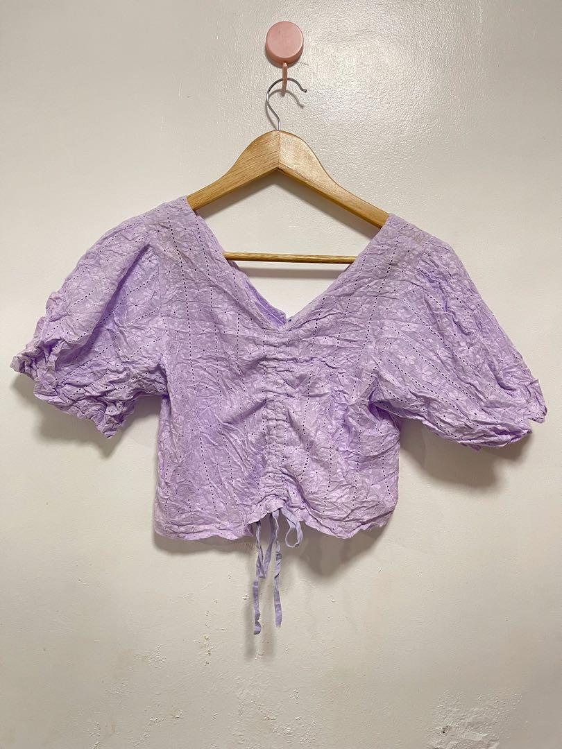 Eyelet Puffsleeve Women s Fashion Tops Blouses On Carousell eyelet-puffsleeve-women-s-fashion-tops-blouses-on-carousell
