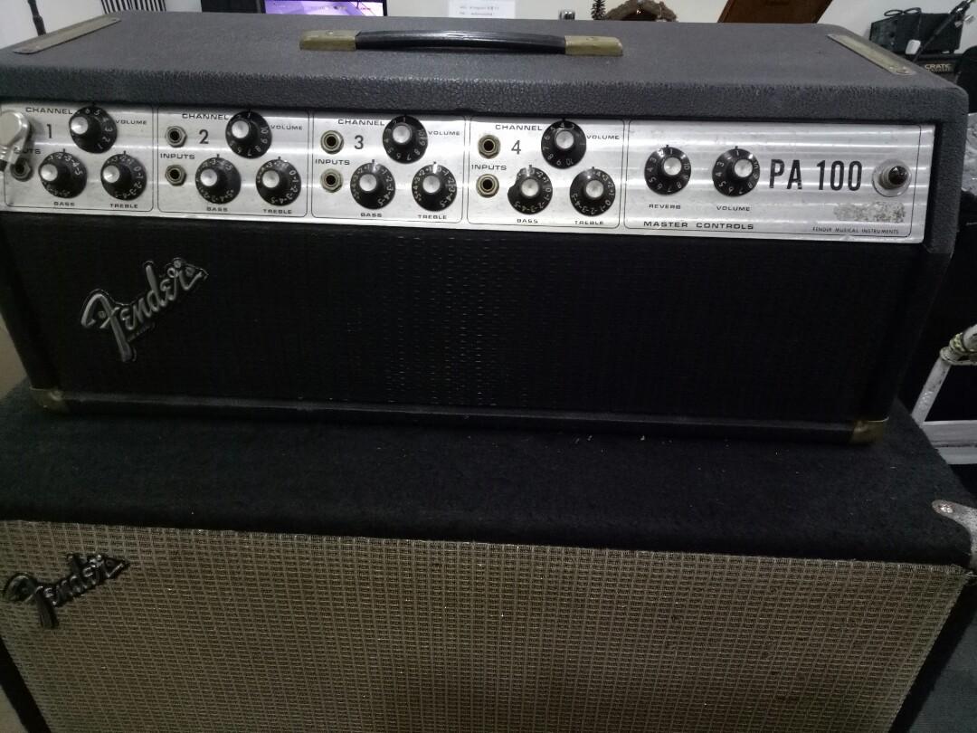 Fender PA100, Audio, Soundbars, Speakers & Amplifiers on Carousell