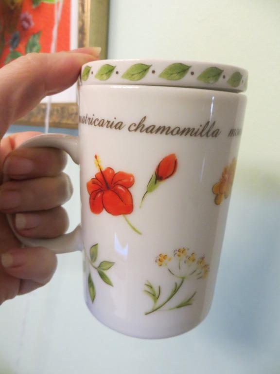 *FREE* Gallery by INHESION Tea Infuser Mug (Floral Design), Furniture ...