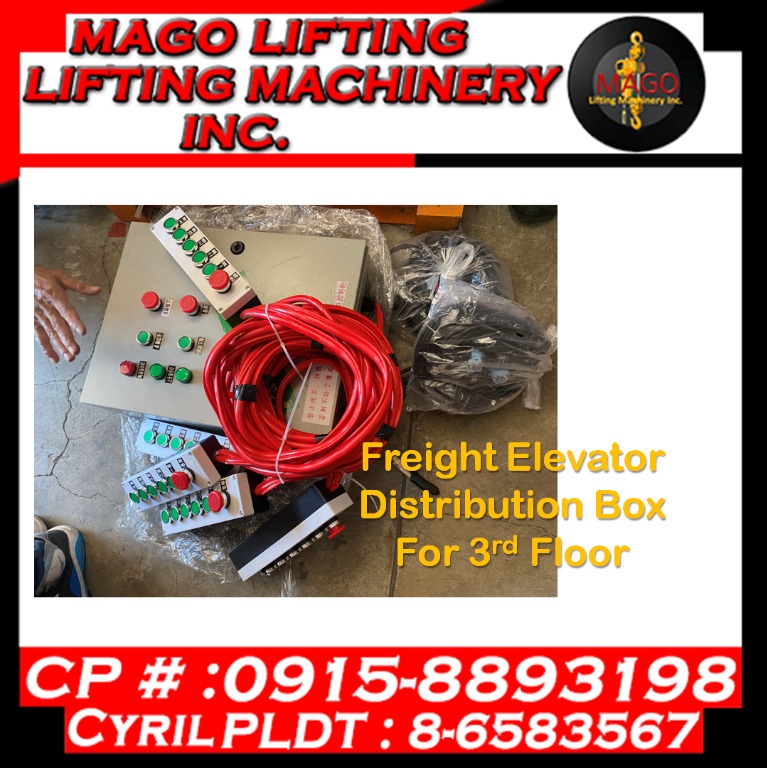Freight Elevator Distribution Box For 3rd Floor, Commercial ...