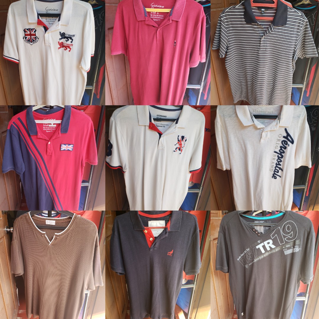 GET ALL FOR PHP 650! (Men Branded Preloved Shirts and Polo), Men's ...