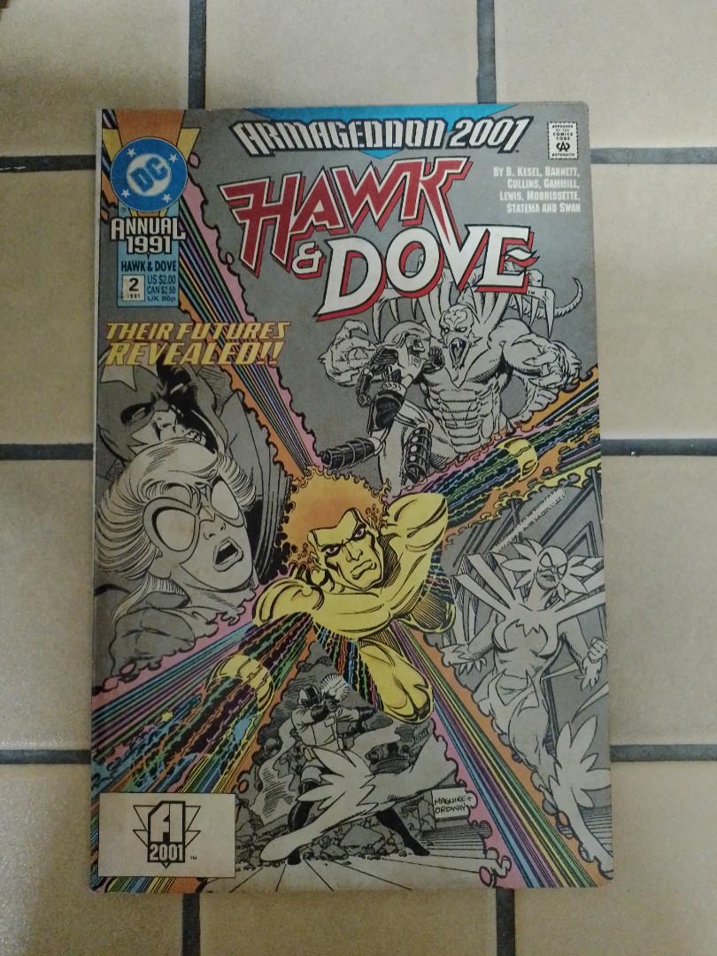 Hawk & Dove #Annual 2 ( Kevin Mcguire/Jerry Ordway - Cover Art ) DC ...