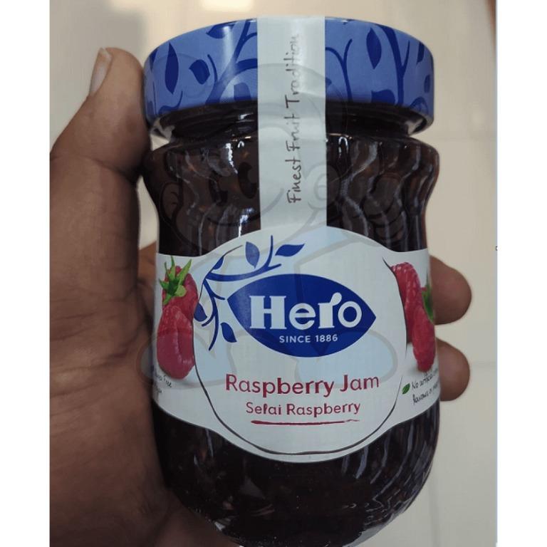 Hero Raspberry Jam 340g, Food & Drinks, Packaged & Instant Food on ...