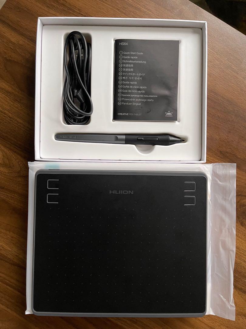 HUION HS64 Digital Graphics Drawing Tablets with Battery-Free Stylus ...