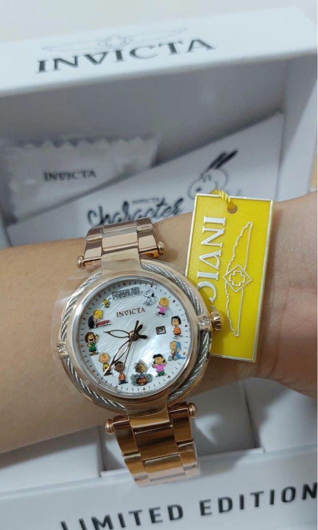 Invicta Peanuts LTD Original, Women's Fashion, Watches & Accessories ...