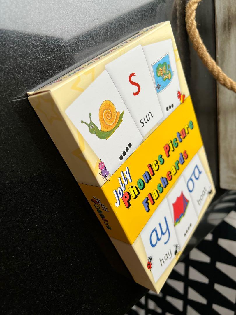 Jolly Phonics Picture Flash Cards (In Print Letters), 興趣及遊戲, 書本 & 文具 ...
