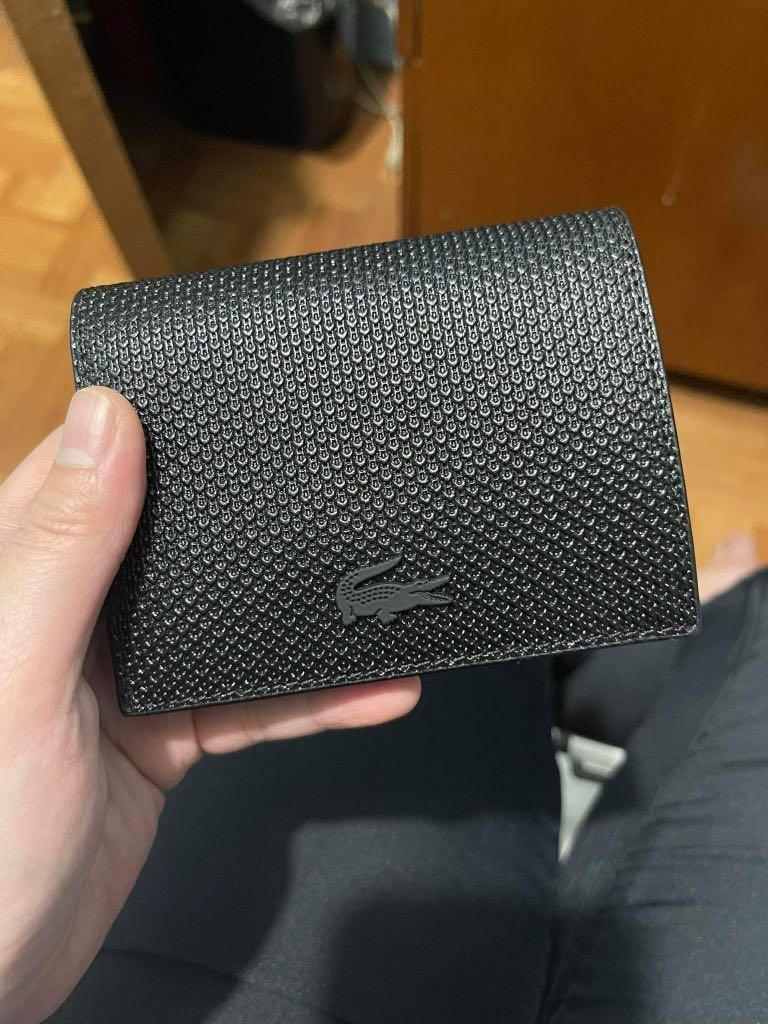 Lacoste Bi-fold Double Purse with Coin Wallet, Women's Fashion, Bags ...