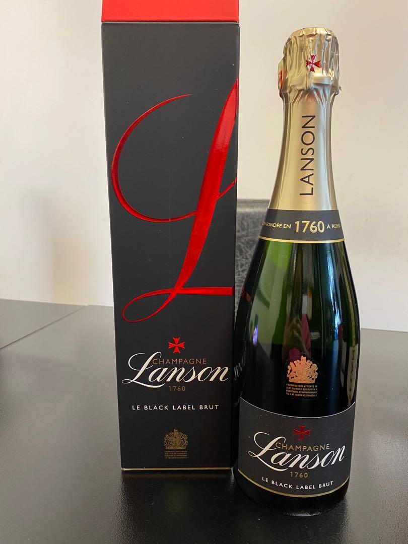 Lanson 1760 Black Label Champagne, 嘢食 & 嘢飲, 酒精飲料 - Carousell