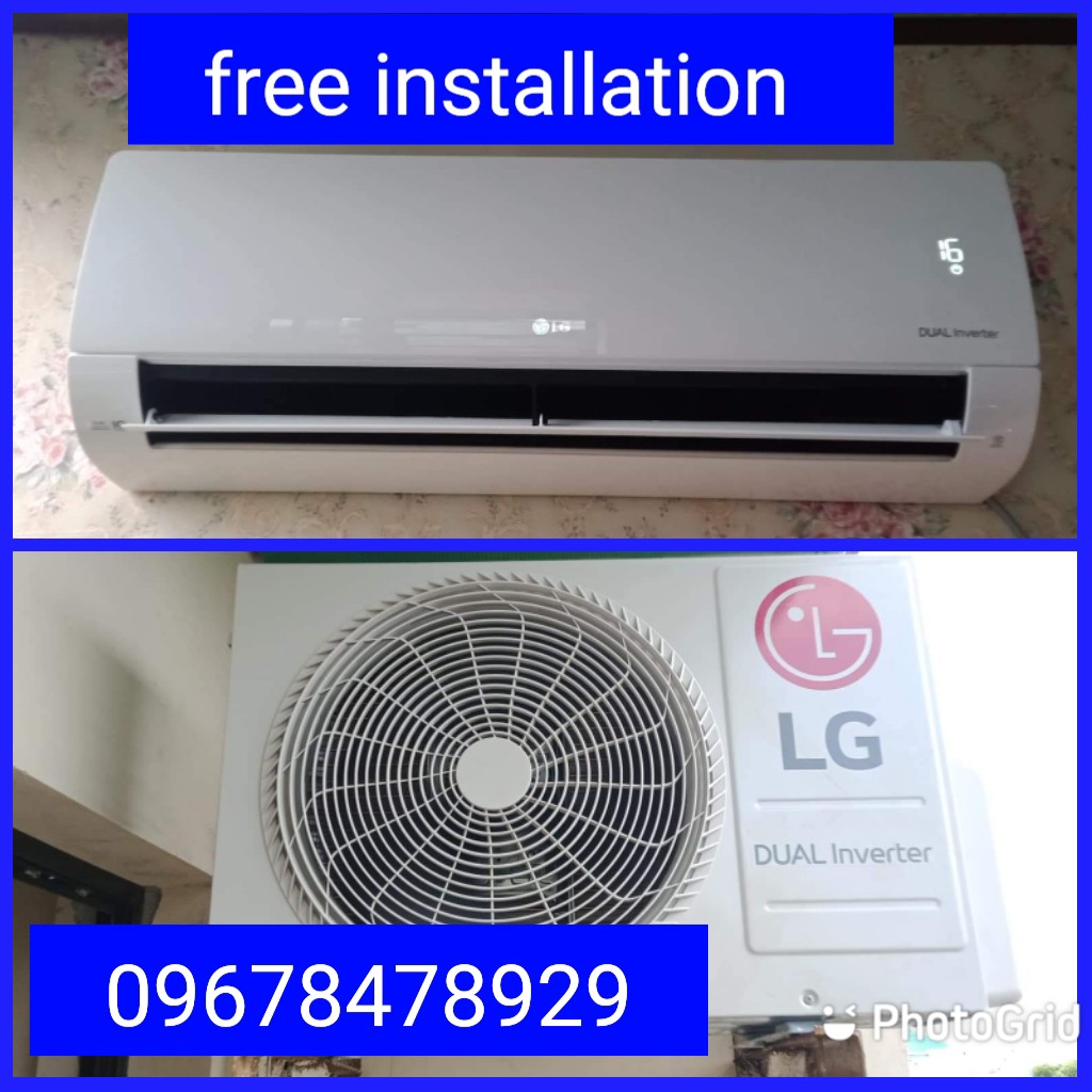 LG split type inverter aircon with Free installation brand new factory ...