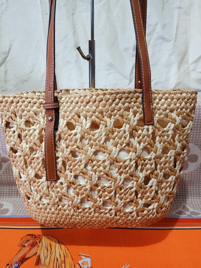Loewe Rattan Bag, Luxury, Bags & Wallets on Carousell