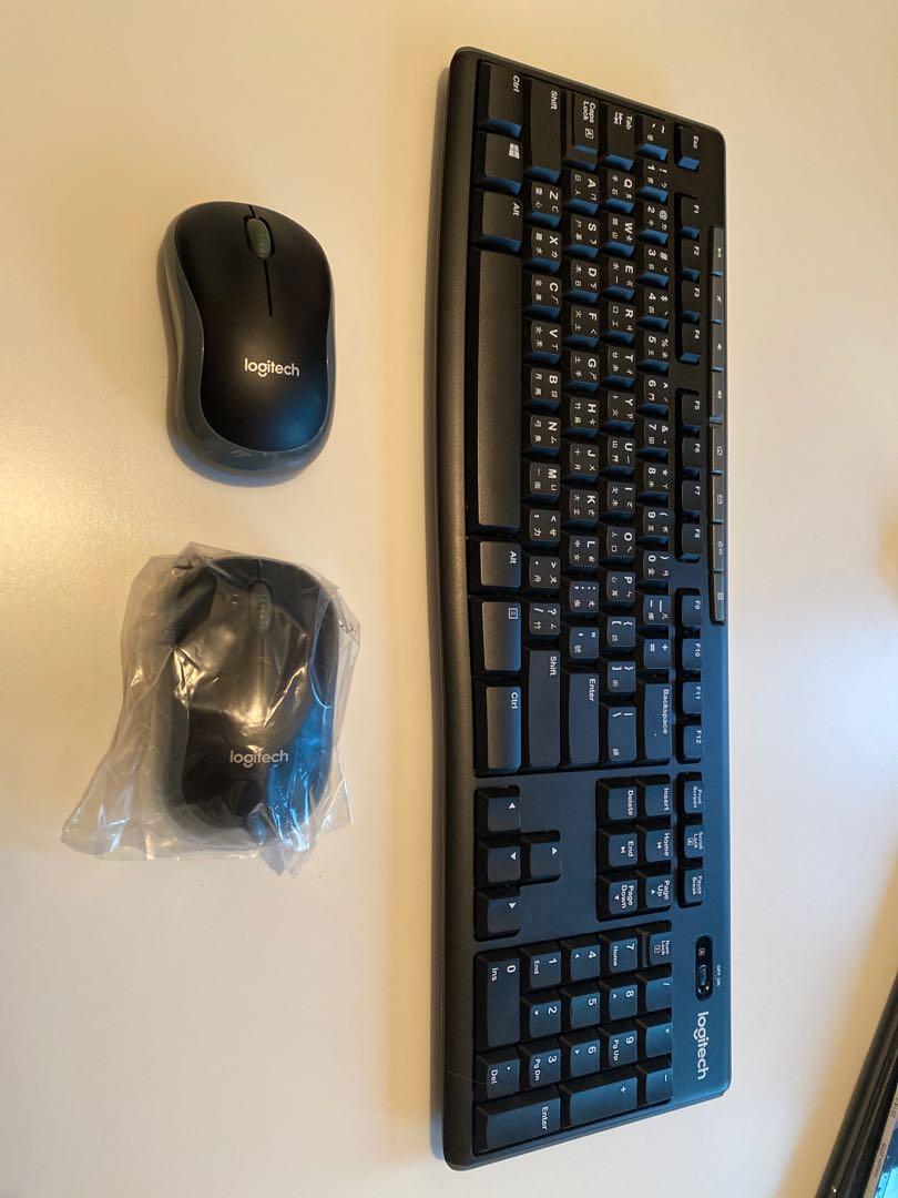 Logitech k270 wireless Keyboard and mouse 無線鍵盤連滑鼠（倉頡注音）, 電腦＆科技, 電腦周邊及配件 ...