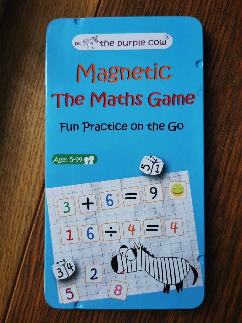 Magnetic The.Maths Game, Hobbies & Toys, Toys & Games on Carousell