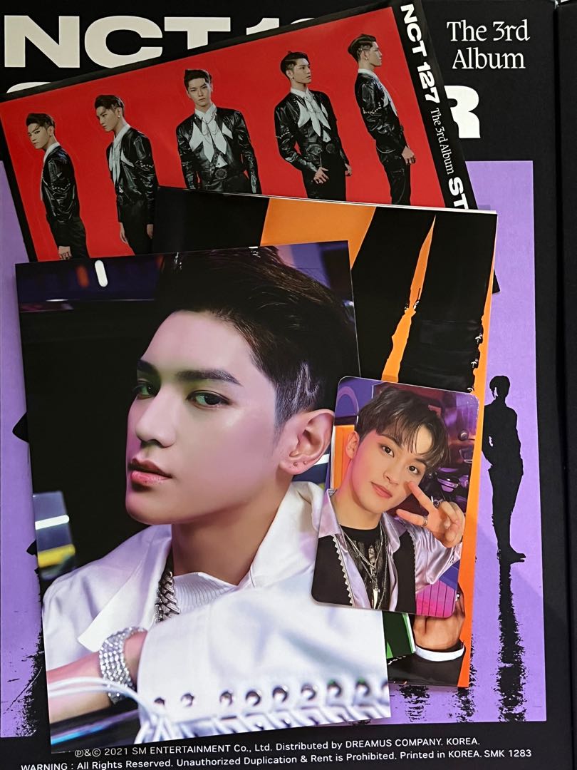Mark NCT Sticker Ver Complete Inclusions, Hobbies & Toys, Memorabilia ...