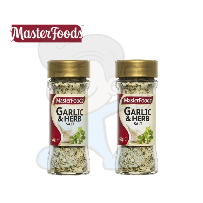 Master Foods Garlic & Herb Seasoning (2 x 62g), Food & Drinks, Spice ...