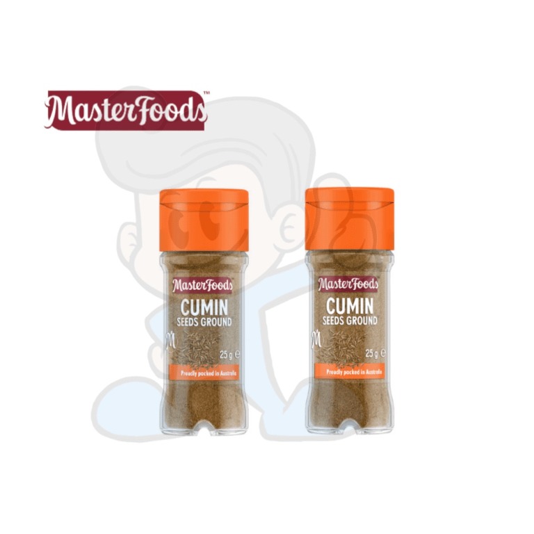 Master Foods Herbs and Spices Cumin Seeds Ground (2 x 25g), Food ...