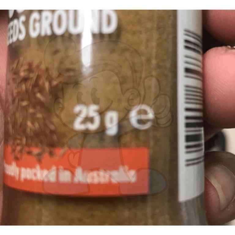 Master Foods Herbs and Spices Cumin Seeds Ground (2 x 25g), Food ...