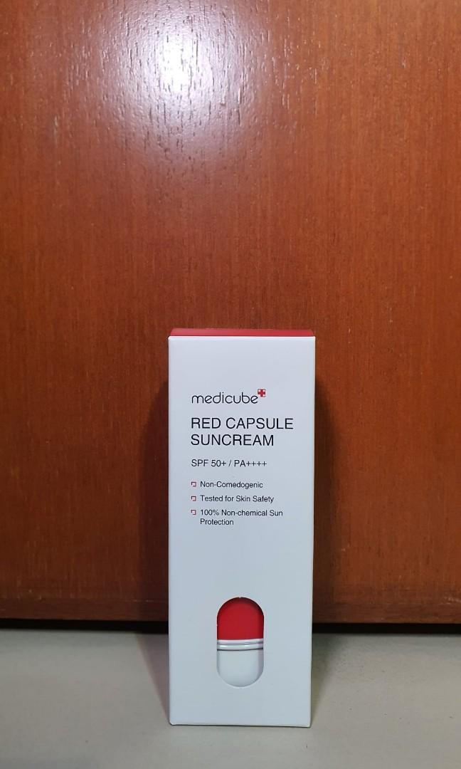 Medicube (Red Capsule Suncream/SPF 50+) 70ML, Beauty & Personal Care ...