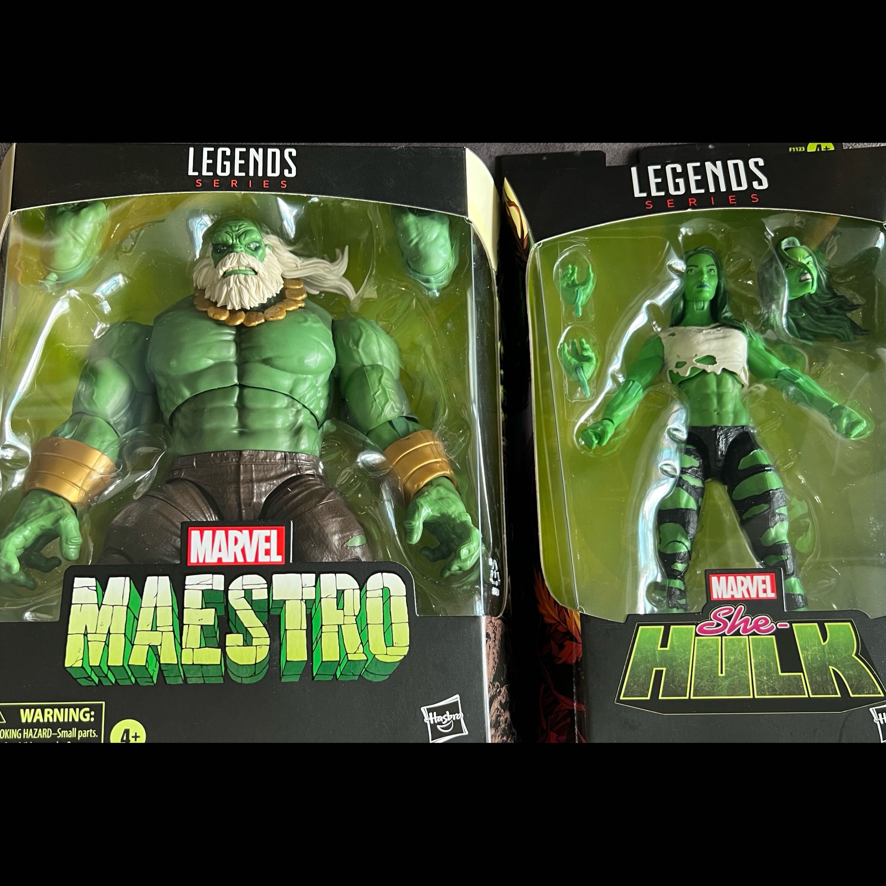 (MISB) Marvel Legends Maestro and She-Hulk action figure, Hobbies ...