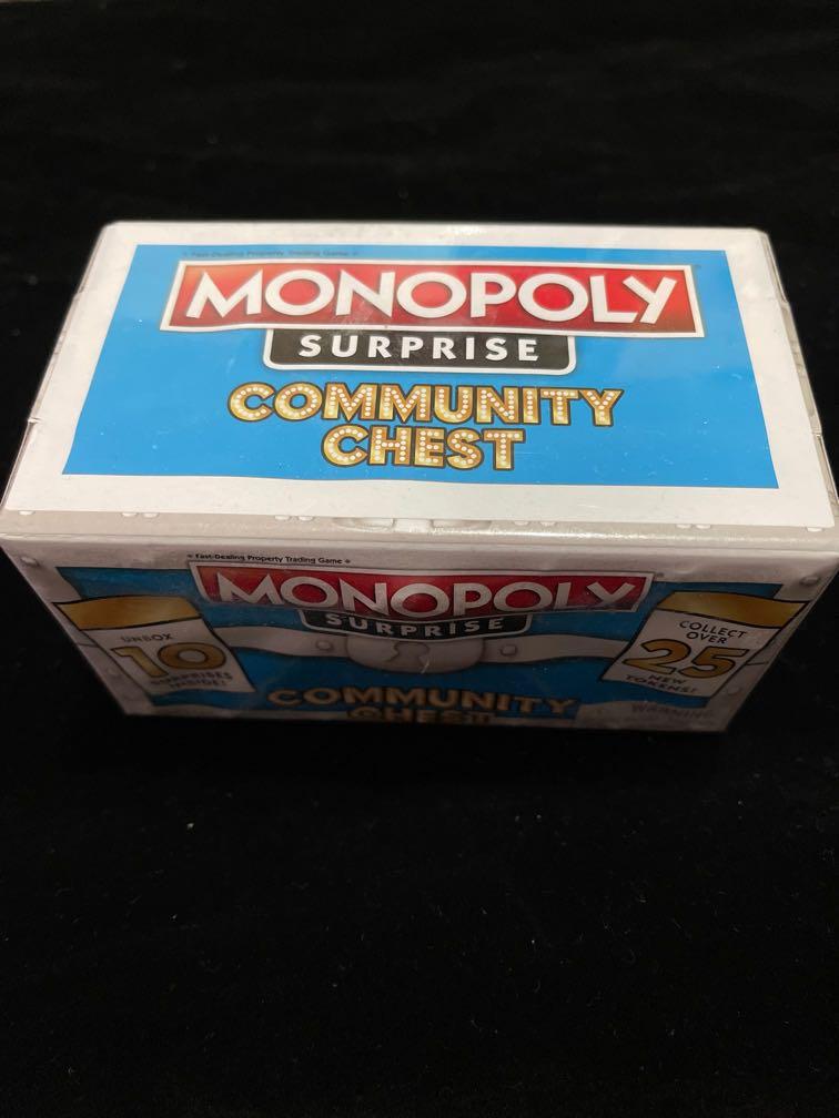 Monopoly Suprise community chest 全新 現貨 New Hasbro 大富翁 神祕 盒 桌遊 桌上 遊戲 扭蛋 ...