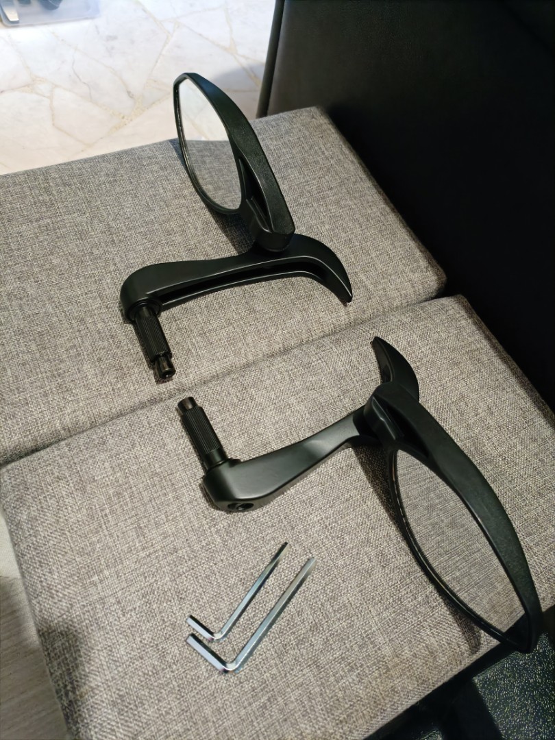 MV Agusta Style Handguard Mirror Foldable, Motorcycles, Motorcycle ...