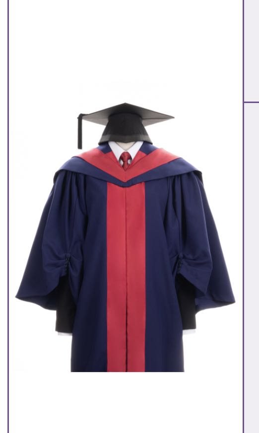 NUS Medicine MBBS Graduation Gown (RENTAL), Men's Fashion, Coats ...