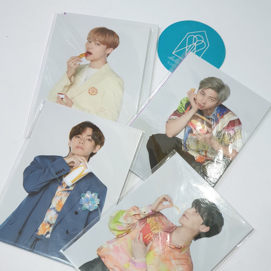 OFFICIAL BTS x McDonald's Photocard, Hobbies & Toys, Memorabilia ...