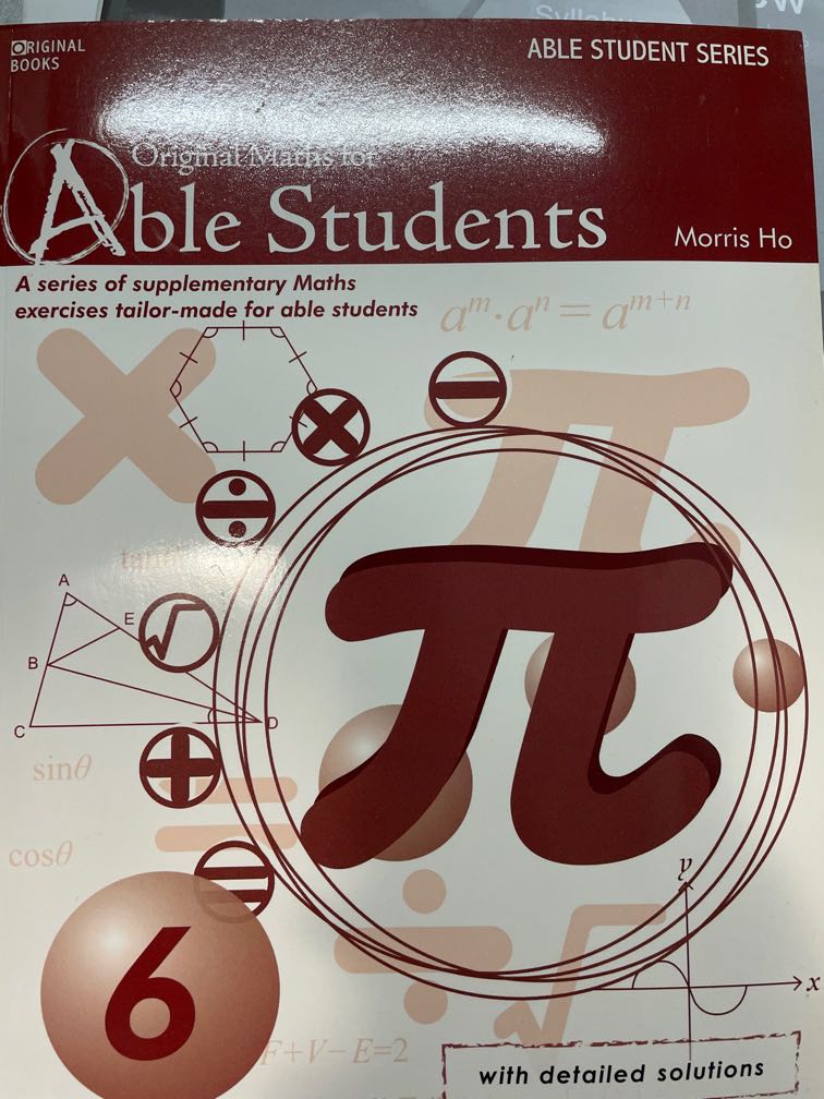 Original Maths for Able Students 6, 興趣及遊戲, 書本 & 文具, 書本及雜誌 - 補充練習 ...