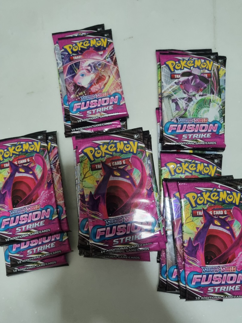 Pokemon TCG Fusion Strike Booster Packs, Hobbies & Toys, Toys & Games ...