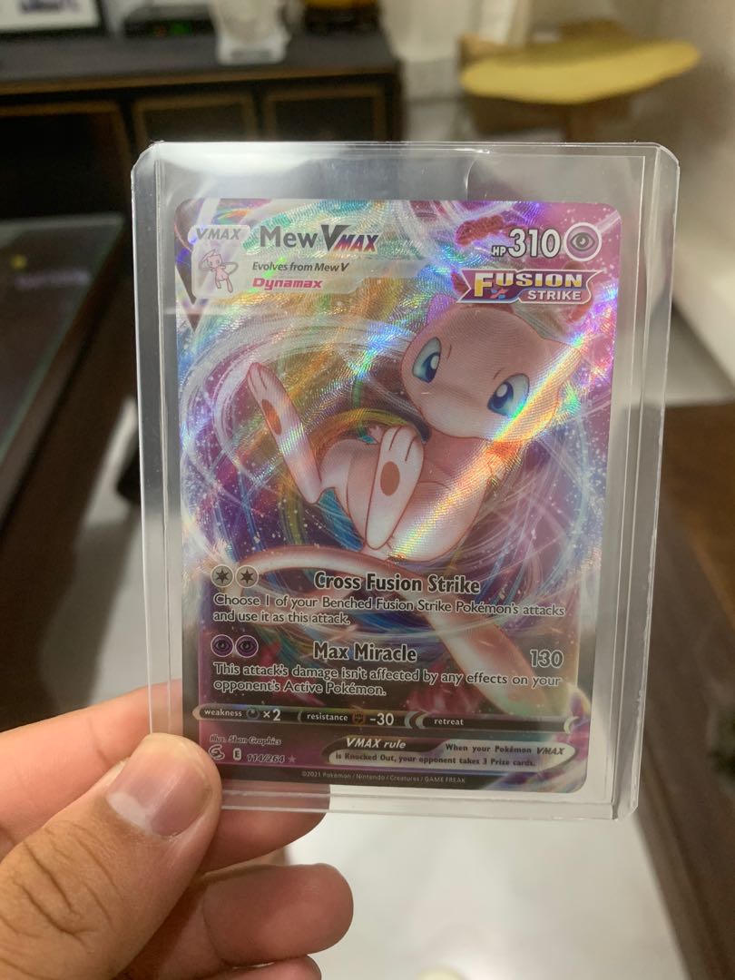 Pokémon card - Mew VMax Fusion Strike, Hobbies & Toys, Toys & Games on ...