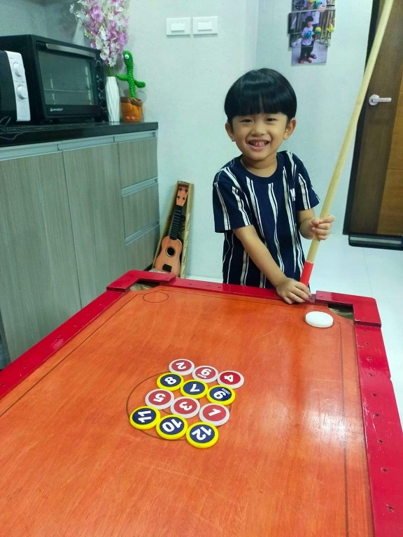 Pool Table Set 3ft x 2ft, Sports Equipment, Sports & Games, Billiards ...