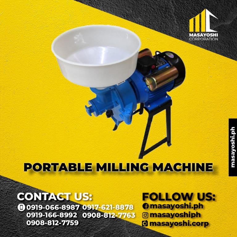 Raijin Portable Hammer Mill / Grain Milling Machine, Commercial ...