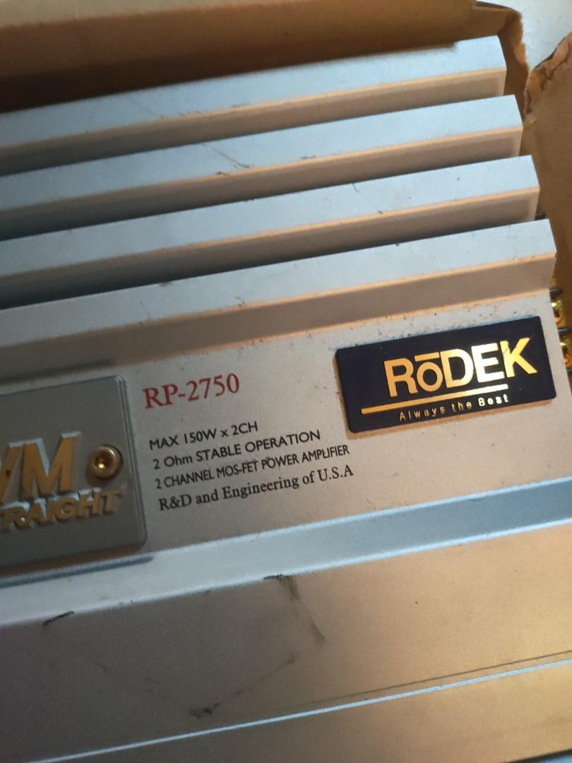 rodek power amp with mohawk speaker, Car Accessories, Electronics ...