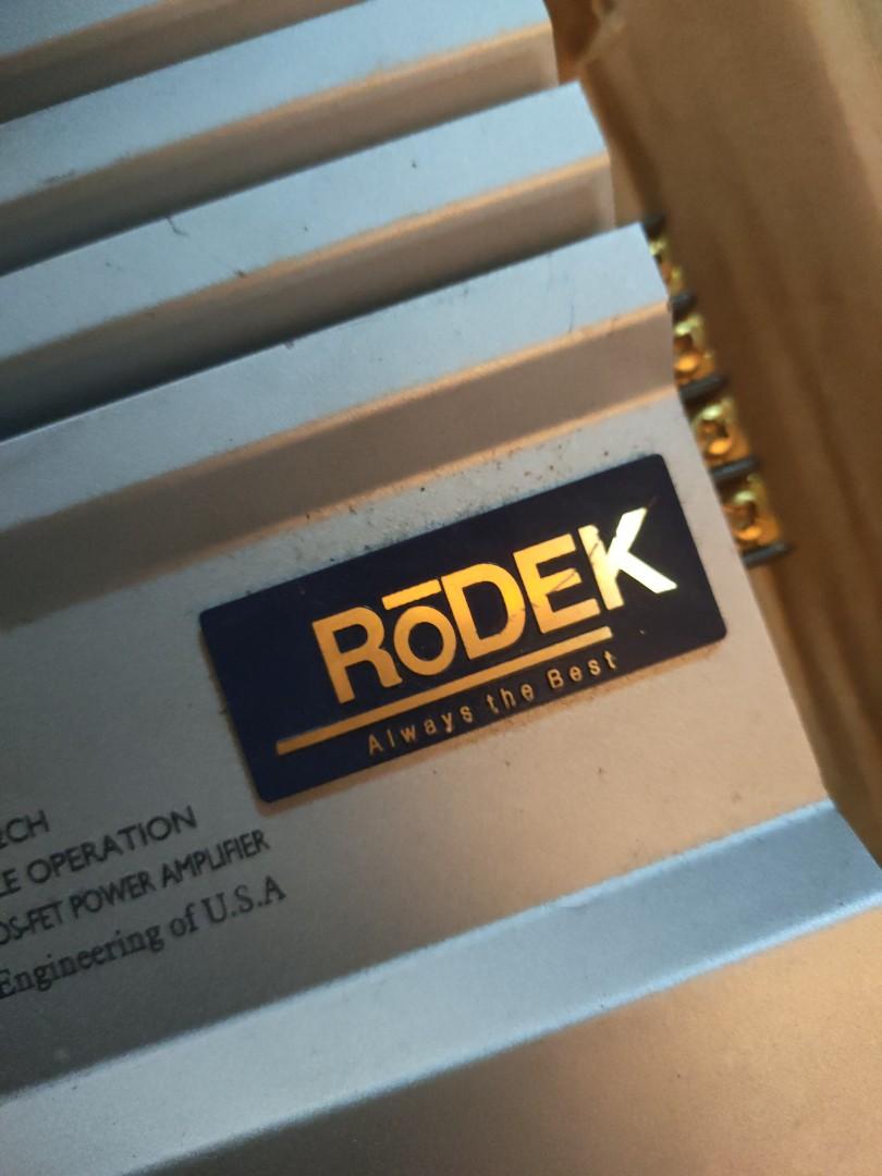 rodek power amp with mohawk speaker, Car Accessories, Electronics ...