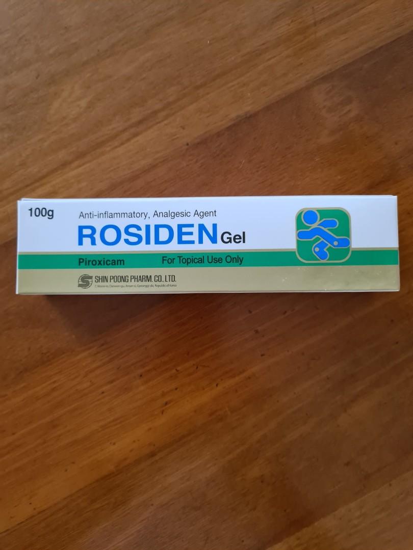 Rosiden Gel 100g, Health & Nutrition, Medical Supplies & Tools on Carousell
