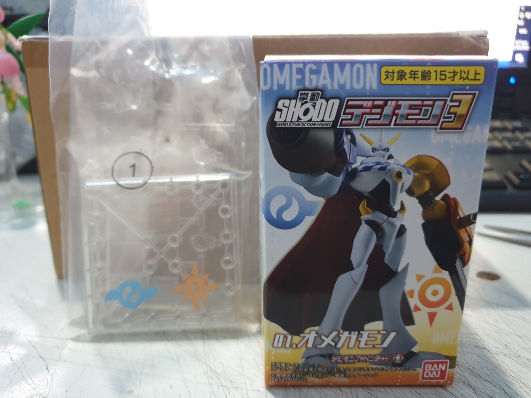 SHODO DIGIMON OMEGAMON W/ STAND, Hobbies & Toys, Toys & Games on Carousell