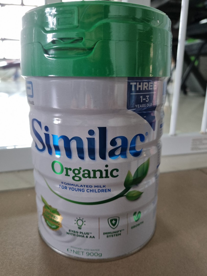 Similac Organic for 1-3 years Old 900g, Babies & Kids, Nursing ...