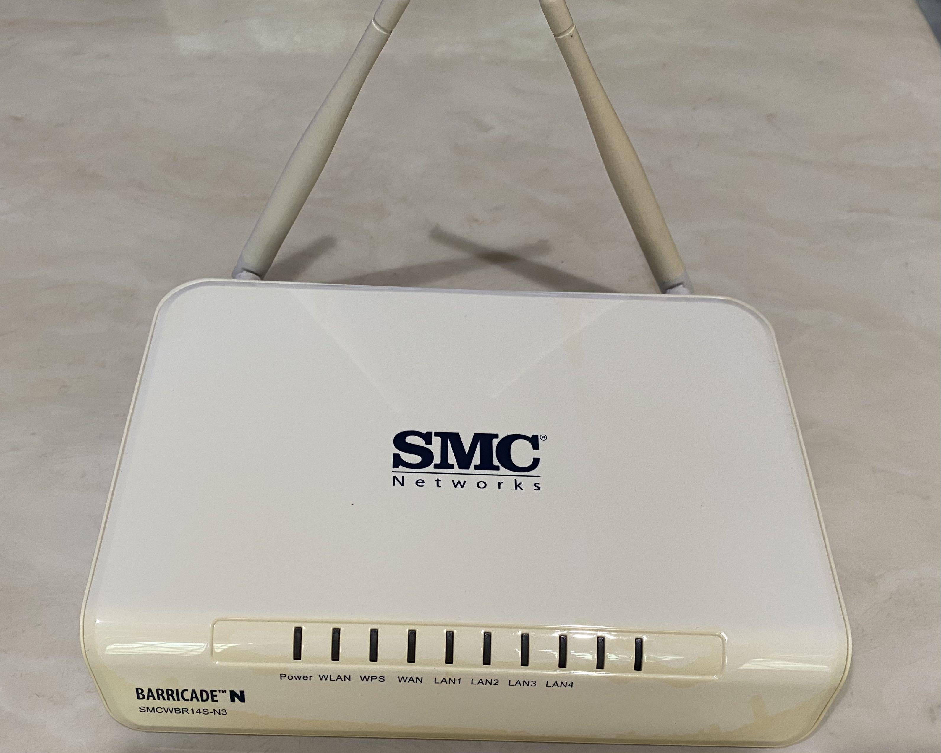二手SMC Classic N 長距離無線分享器 SMCWBR14S-N3另有D-LINK, 家具及居家用品, 安全及門鎖 , 安全系統及 ...