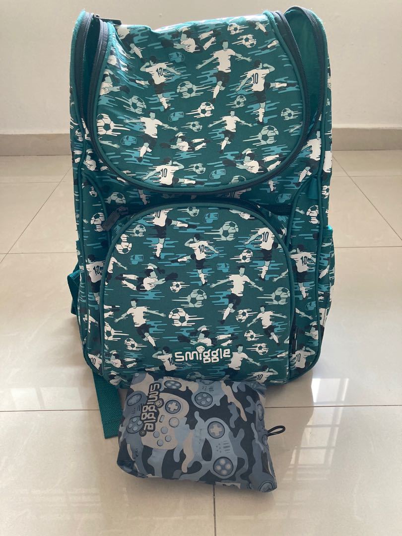 Smiggle school bag & Quechua backpacks, Men's Fashion, Bags, Backpacks ...