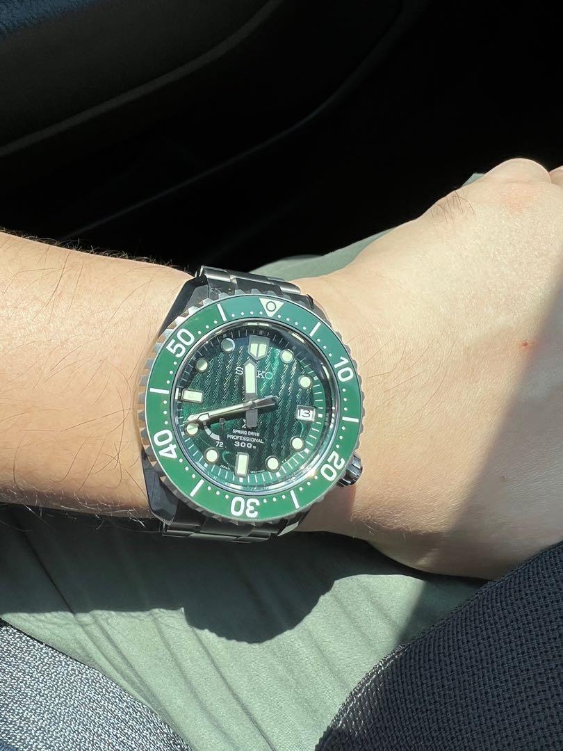 SNR045 Seiko Prospex LX Green Limited Edition, Luxury, Watches on Carousell