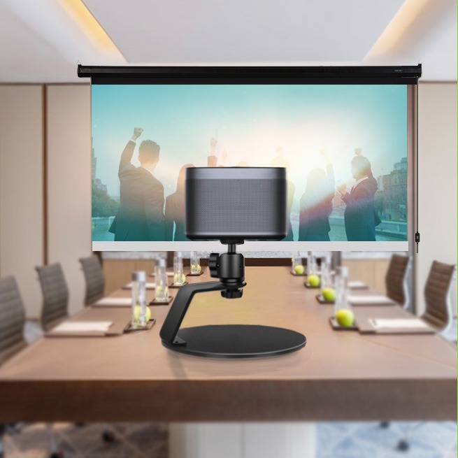 [iDS] Solid Steel Table Projector Stand with Universal Gimbal Head tilt ...