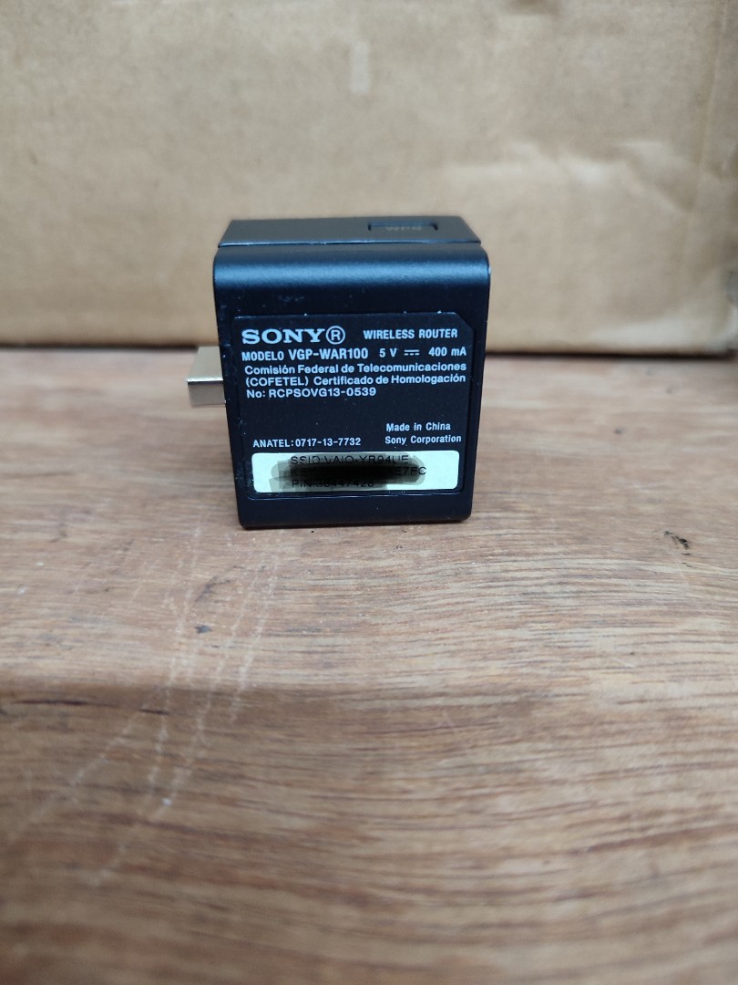 Sony Mini WiFi Router VGP-WAR100, Computers & Tech, Parts & Accessories ...