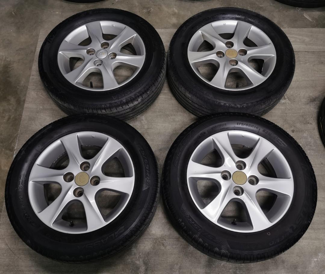 Sport Rim 14 inch Perodua Original 4x100 Siap Tayar 175/65/14 ‼️HARGA ...