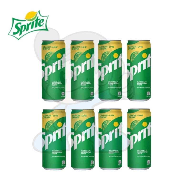 Sprite In Can Lemon-Lime Drink (8 x 320ml), Food & Drinks, Beverages on ...