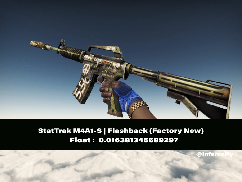 StatTrak M4A1-S Flashback FN CSGO SKINS KNIVES, Video Gaming, Gaming ...