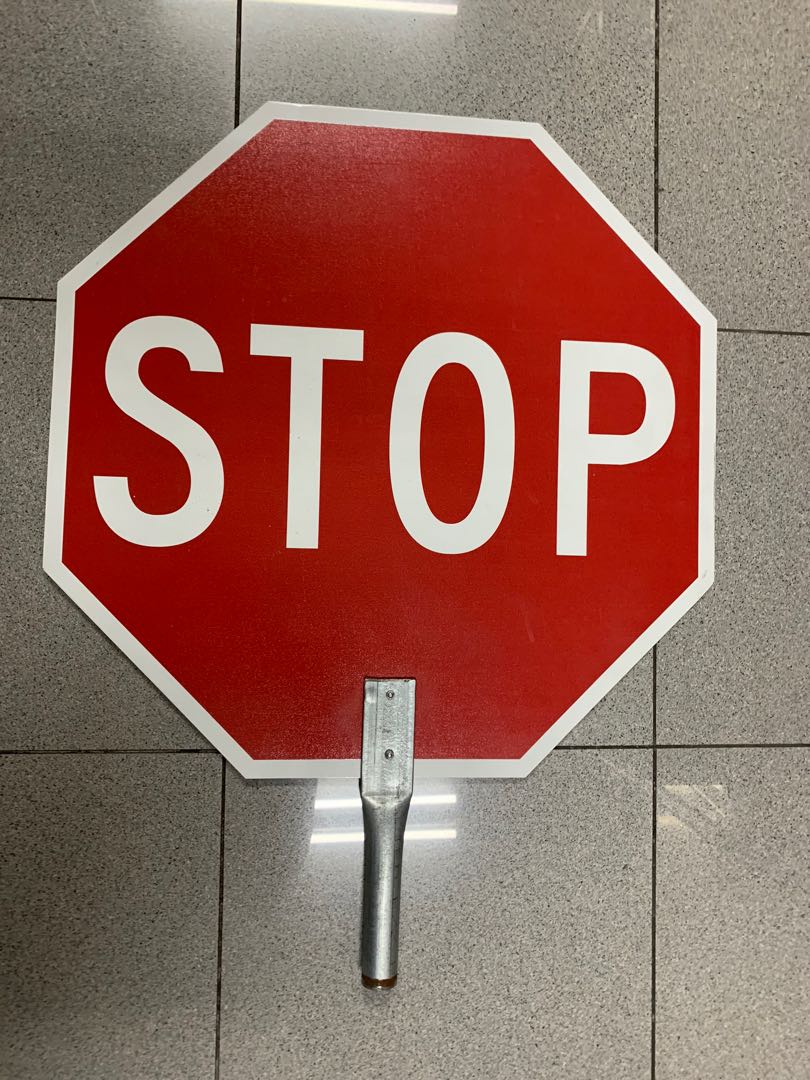 STOP Sign 18x18 in, Furniture & Home Living, Home Improvement ...