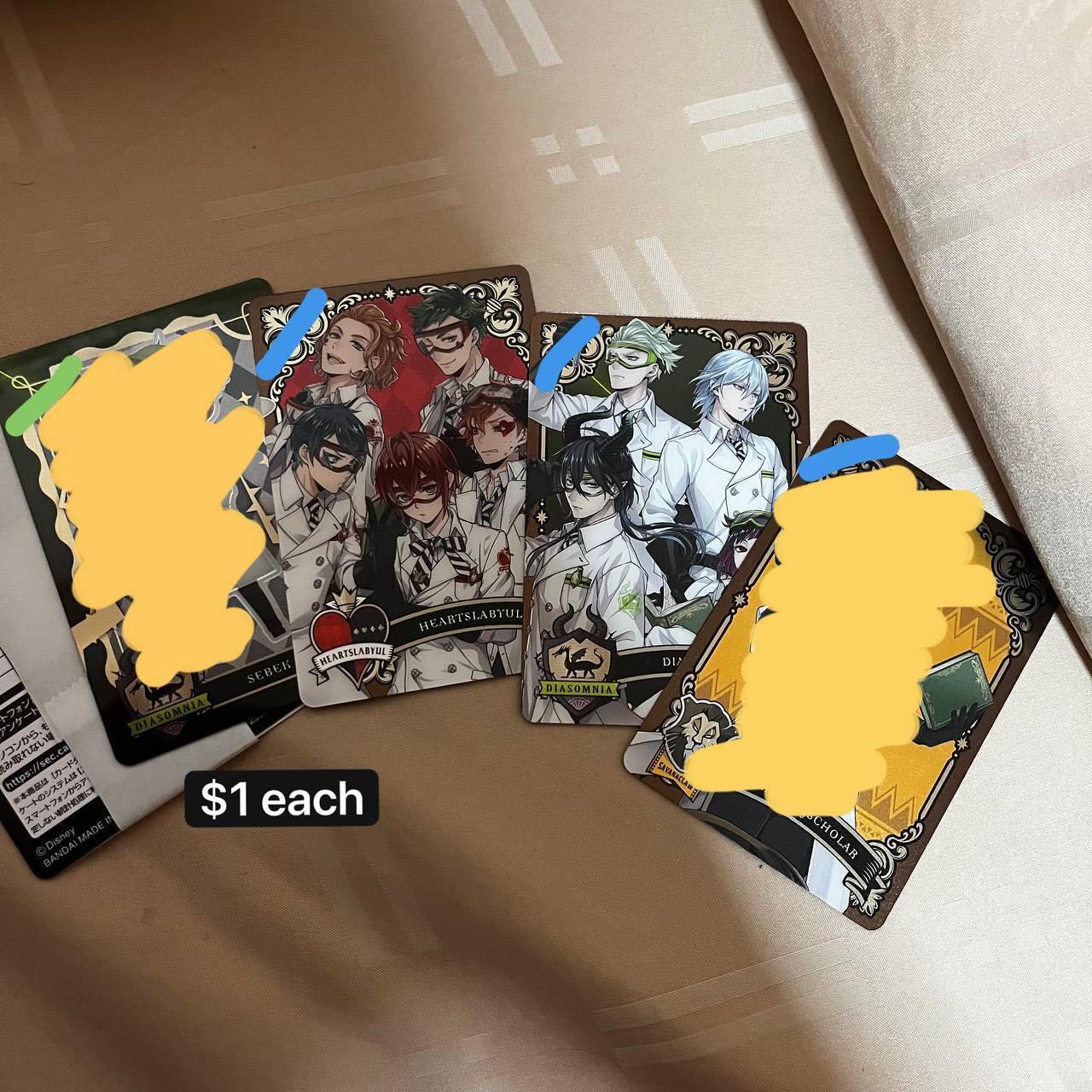 TWST Twisted Wonderland Metal Cards School Uniform Gym, Hobbies & Toys ...