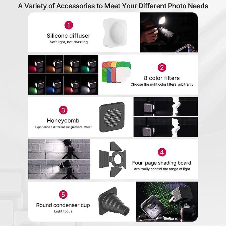 實體店鋪 ULANZI L2 RGB LED Video Light 10m Waterproof IP68 Camera Lighting ...