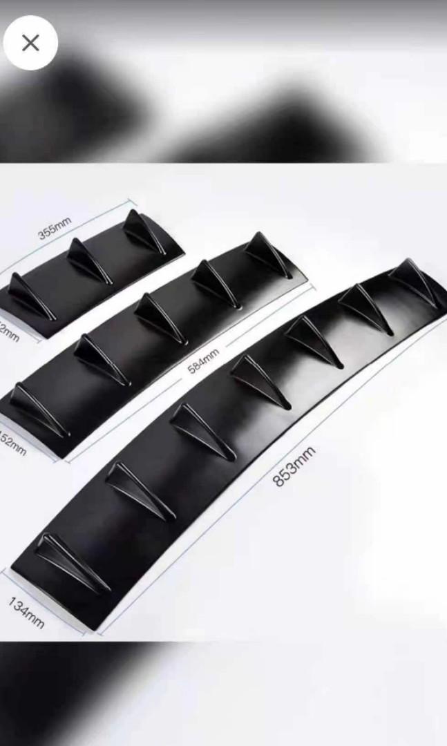 Universal diffuser for all car , universal bodykit , fit for all car ...