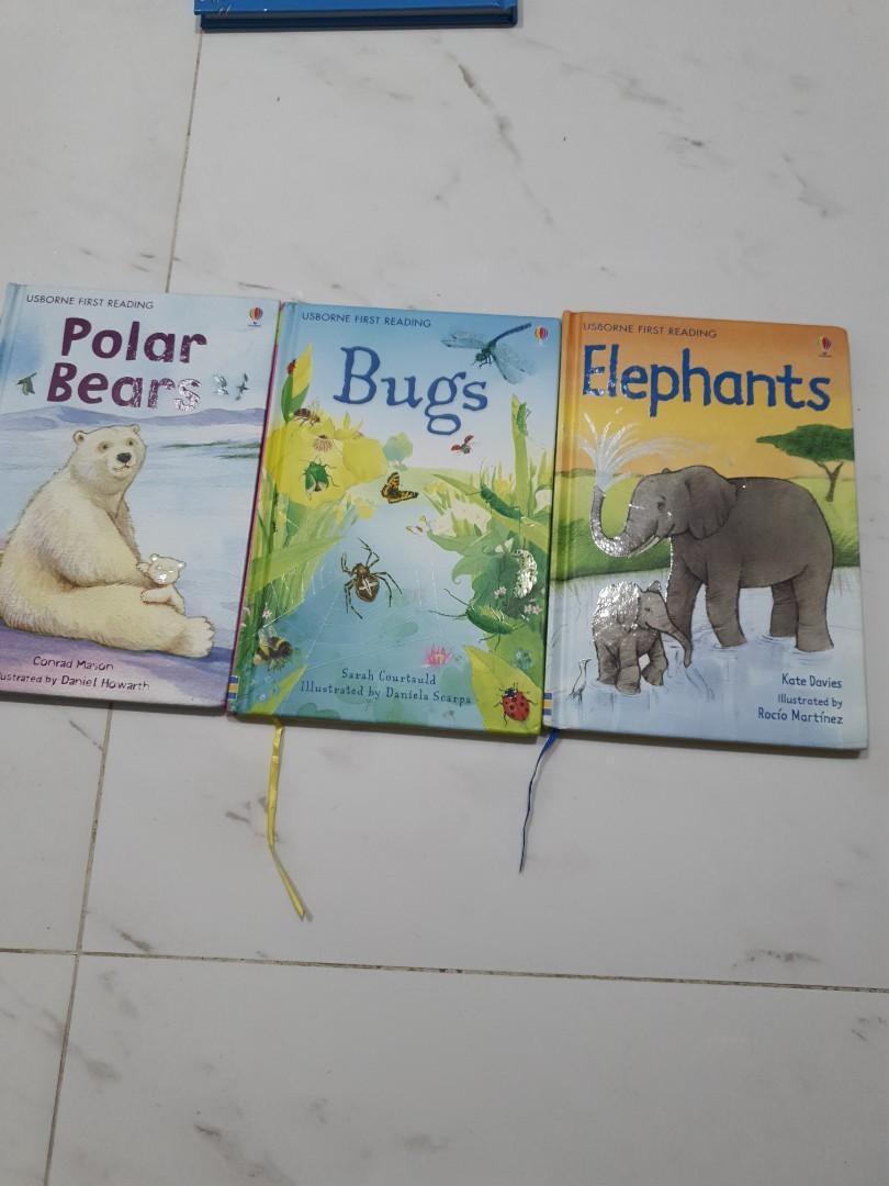 Usborne first reading - animals, Hobbies & Toys, Books & Magazines ...