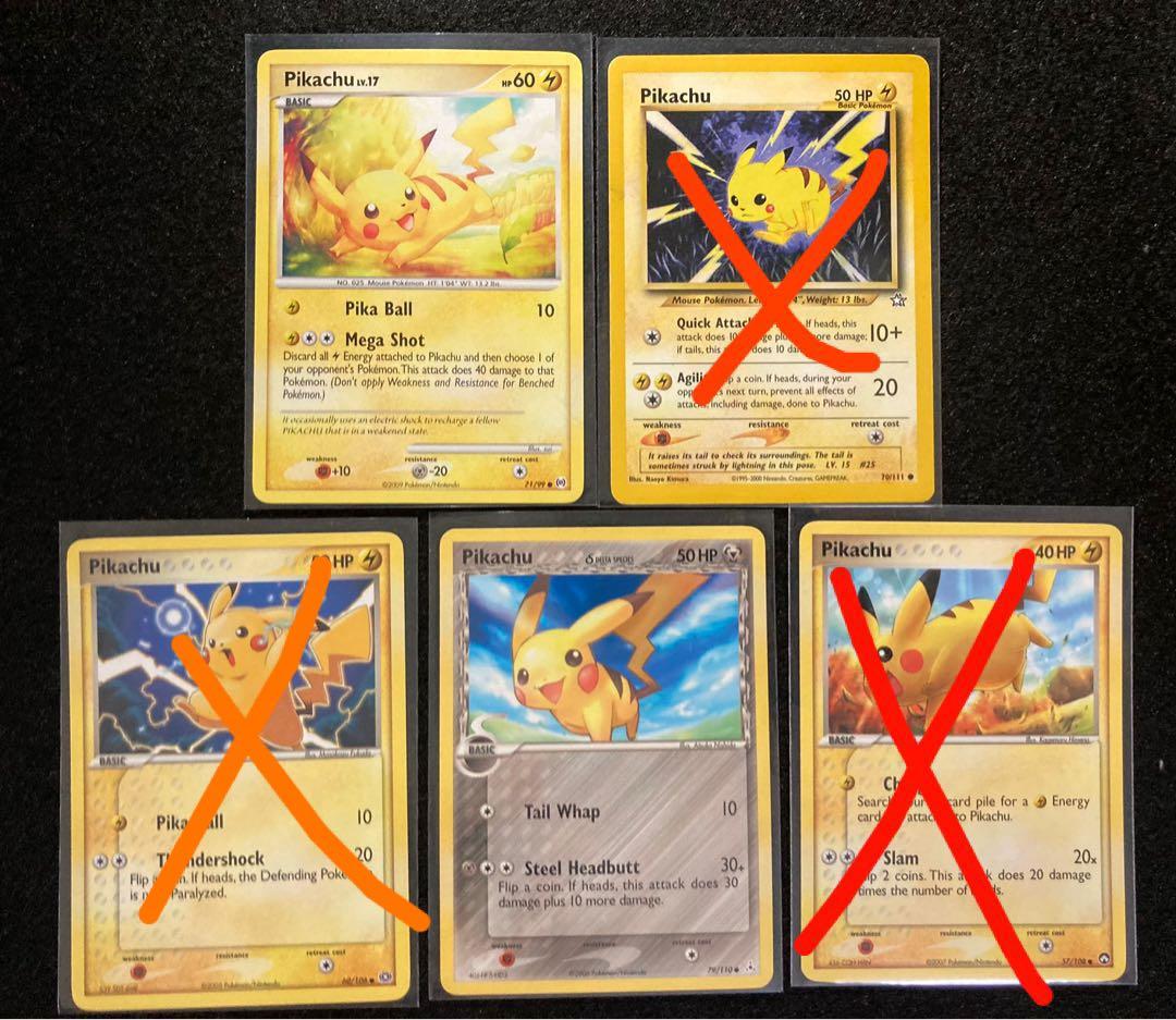 Vintage ultra rare - Pikachu - Neo genesis / ex emerald / ex power ...